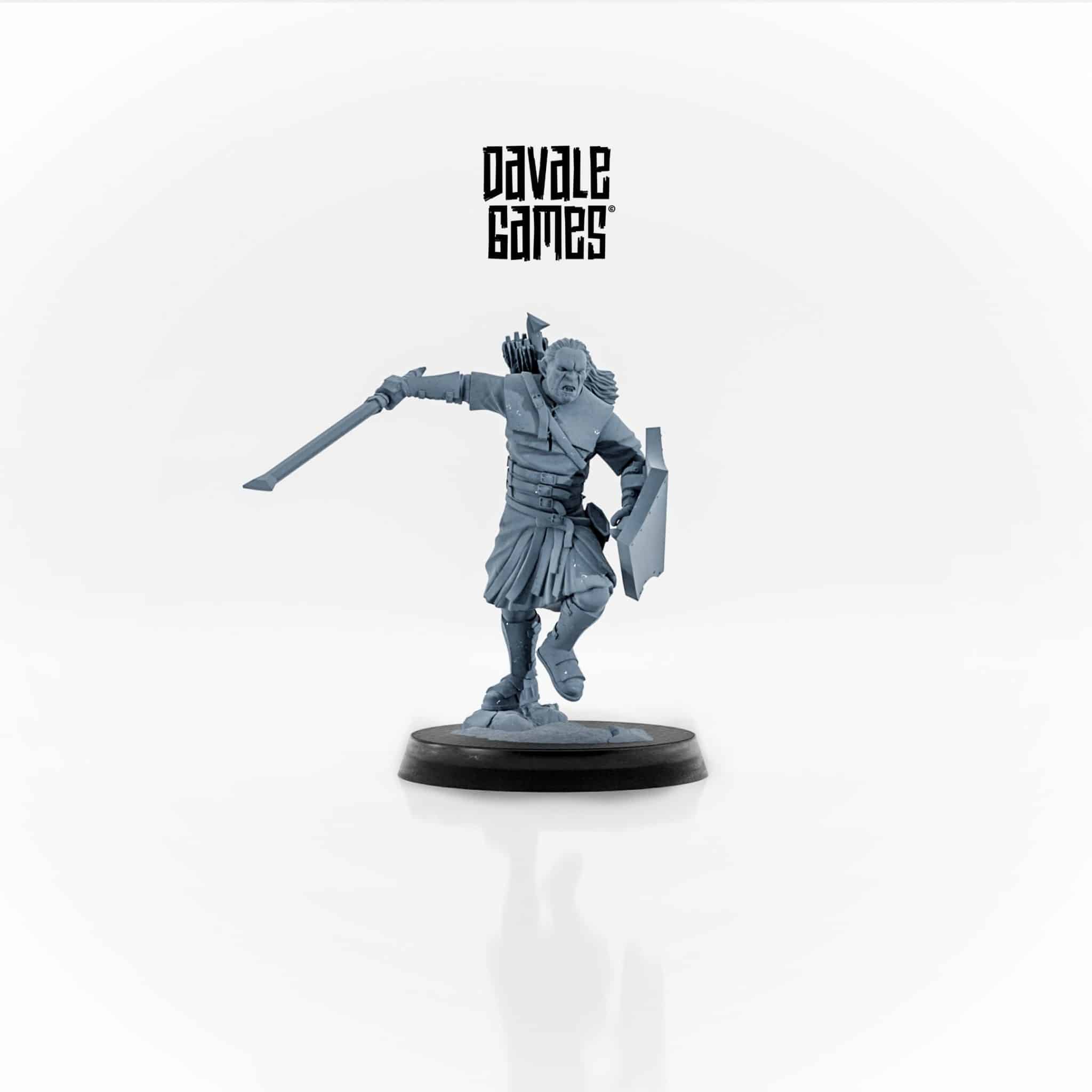 Blood Hand Orc Captains Bundle by Davale Games - Forgemaster Miniatures