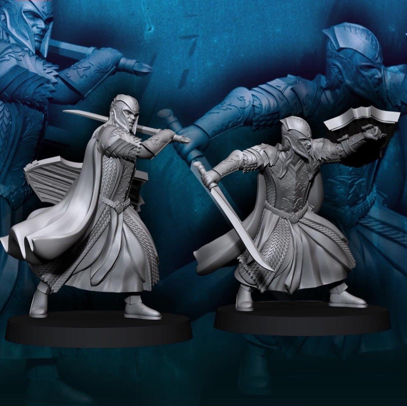 Forest Elf Warriors - Forgemaster Miniatures