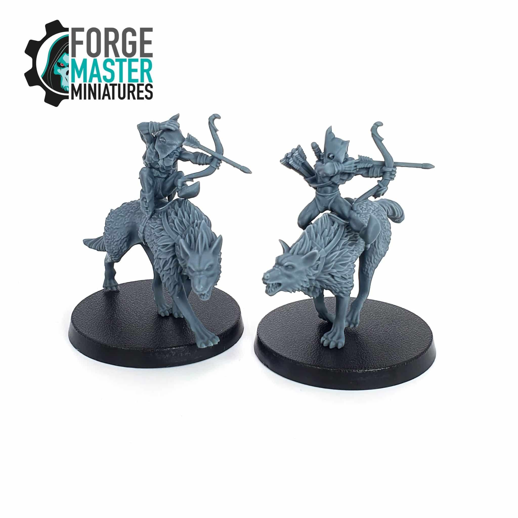Mounted Goblin Archers by Medbury Miniatures