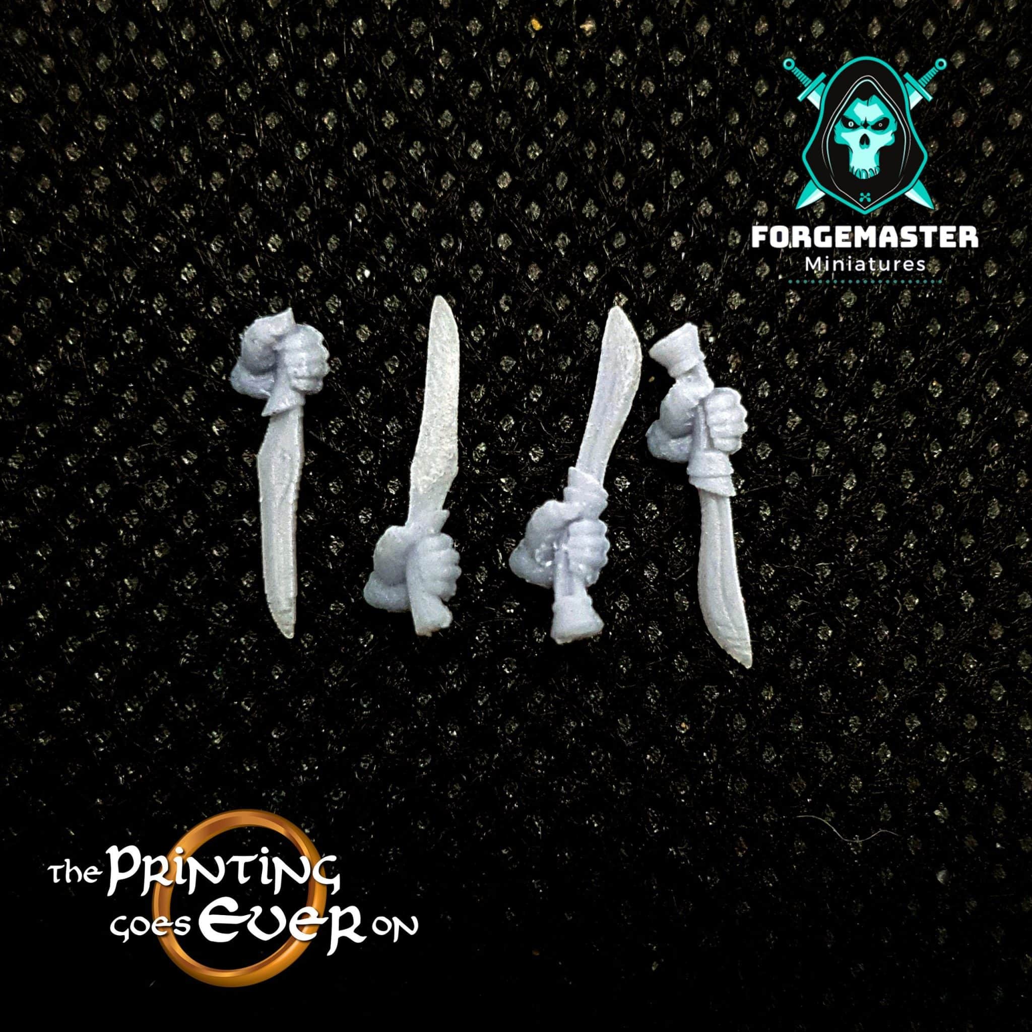 Left Hands with Daggers - Forgemaster Miniatures