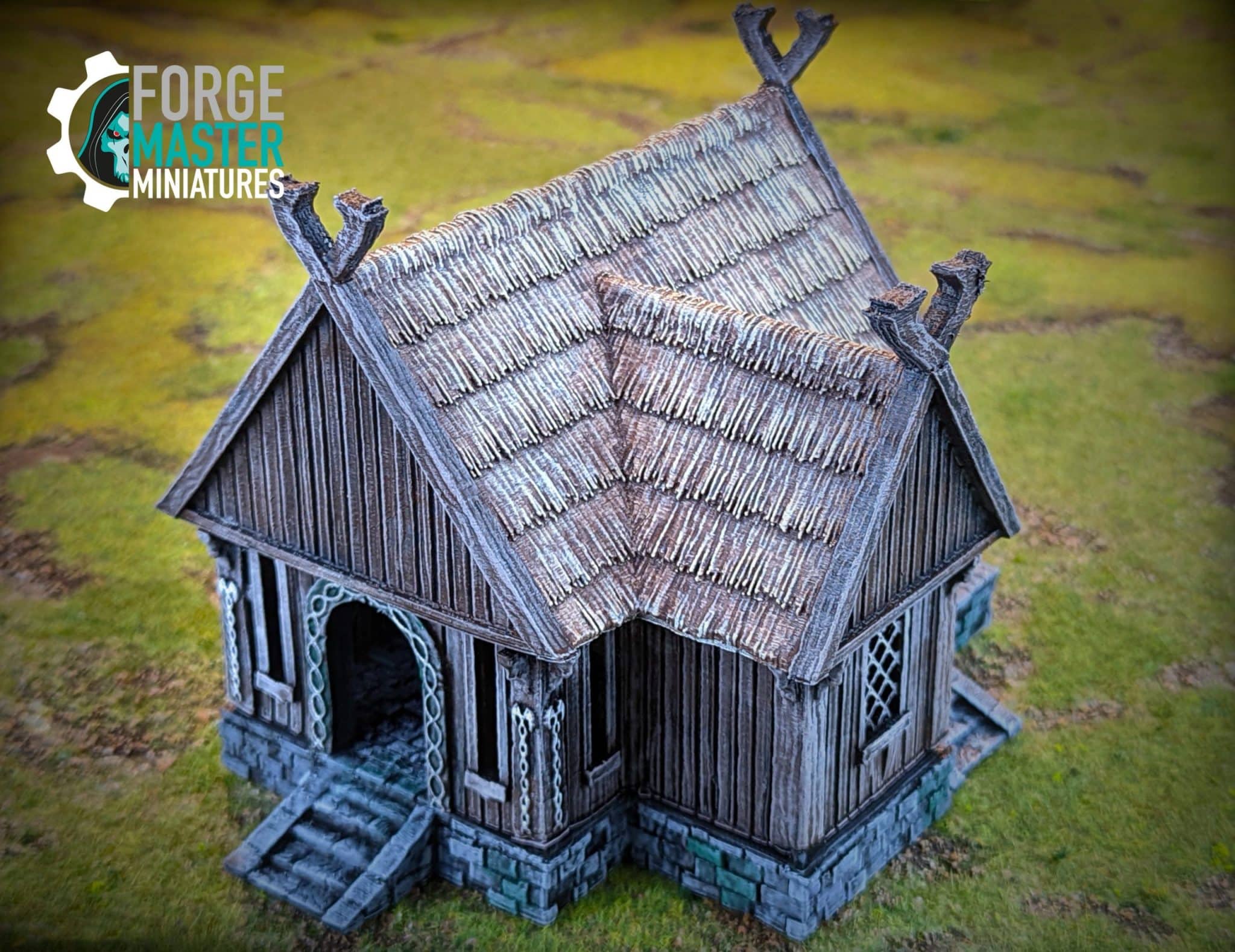 Medium Villager's House - Kingdom of Saxonia - Forgemaster Miniatures
