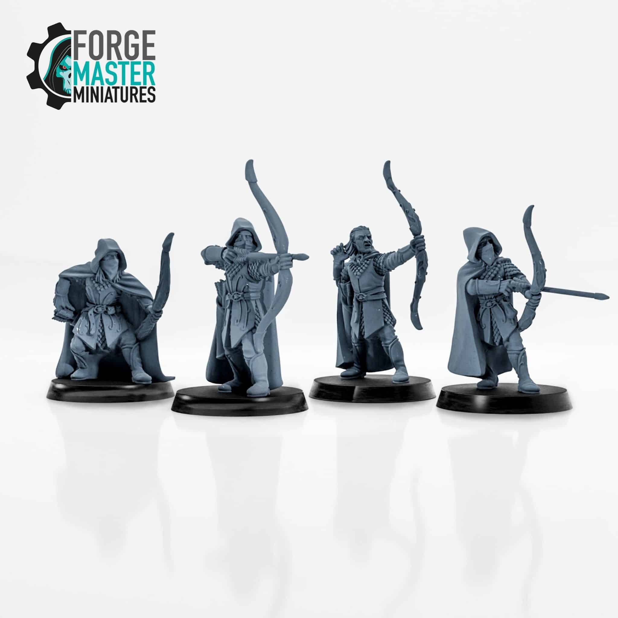 Wood Elf Rangers (Set B) by Medbury Miniatures - Forgemaster Miniatures