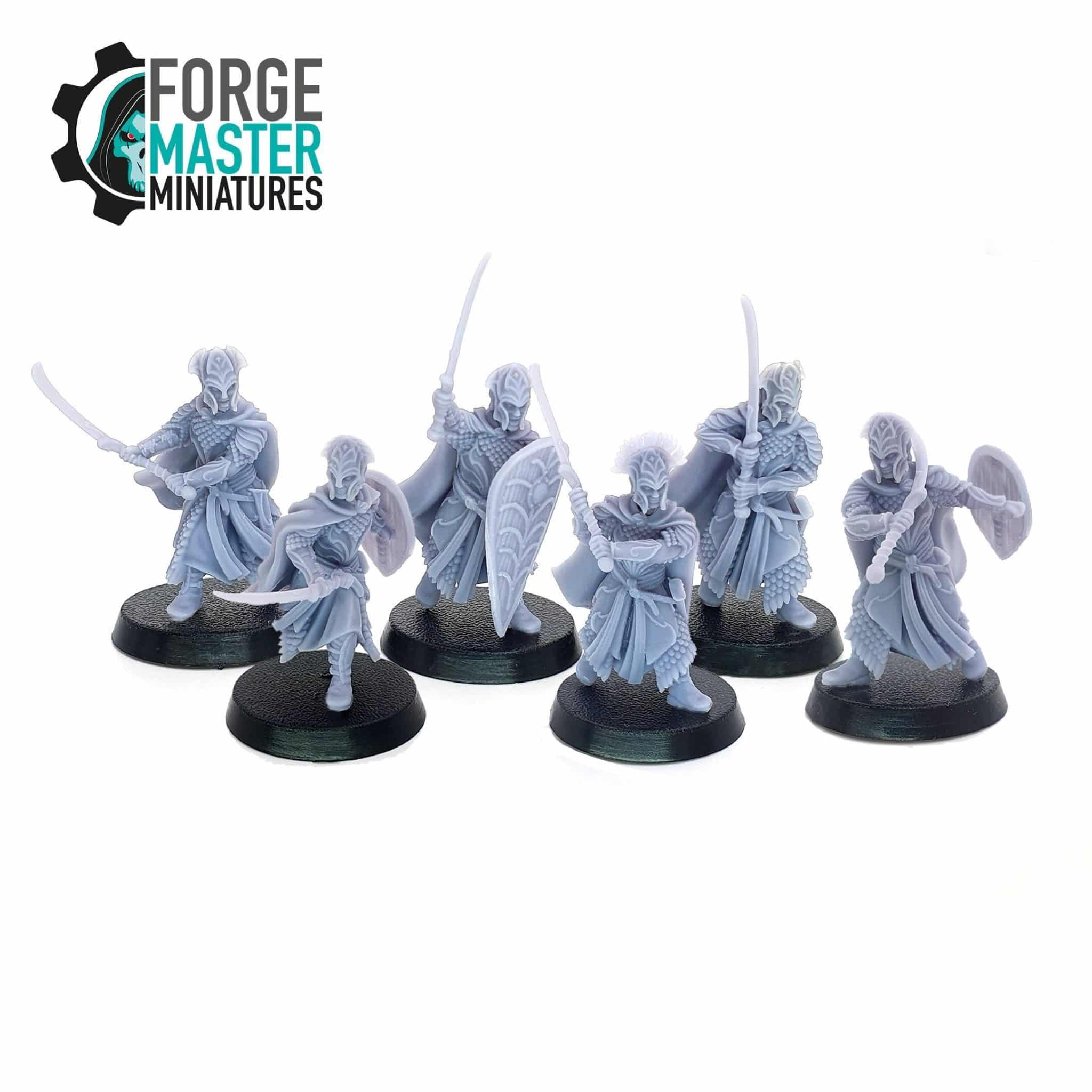 Wood Elf Warriors - Forgemaster Miniatures