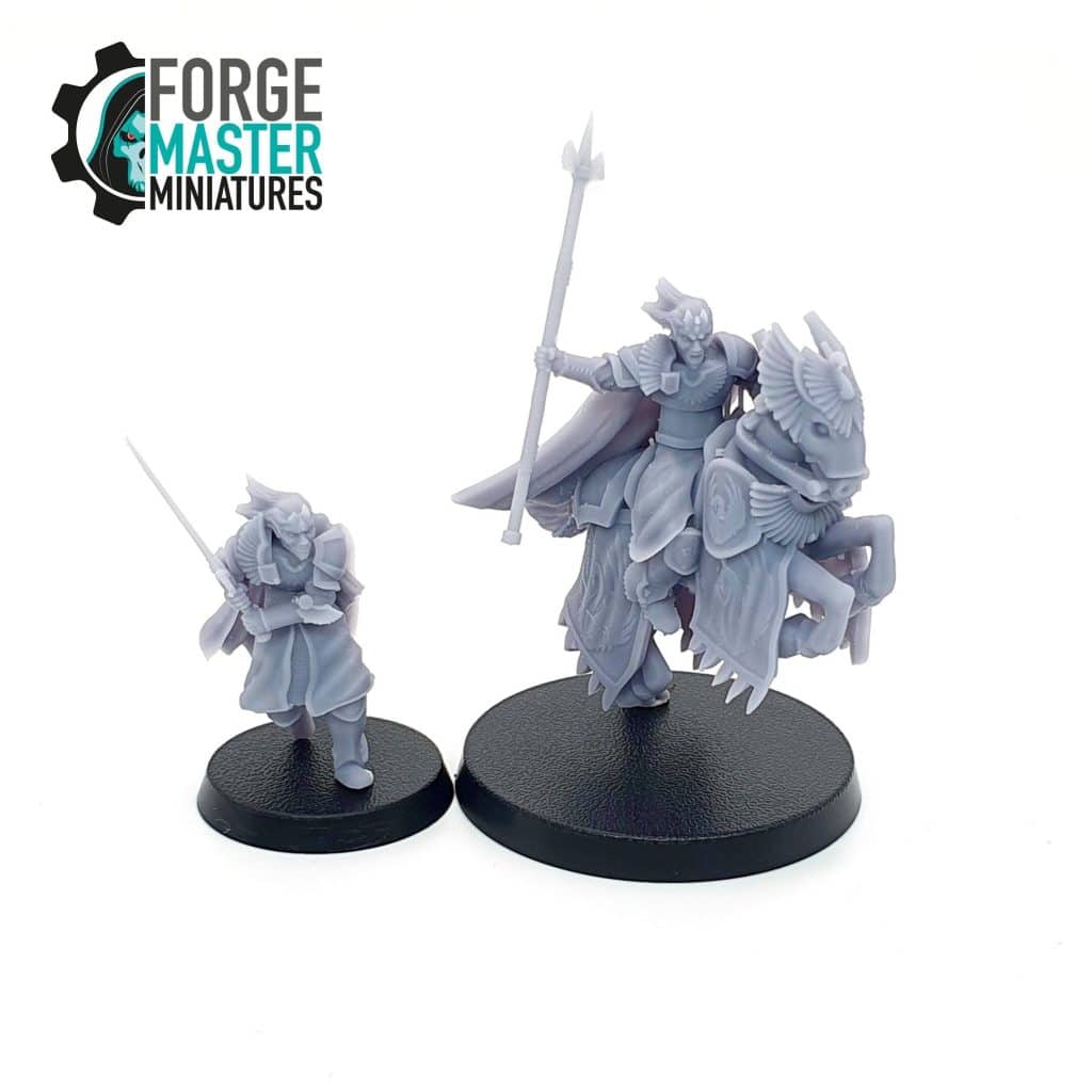 Swan Prince - Foot & Mounted - Forgemaster Miniatures