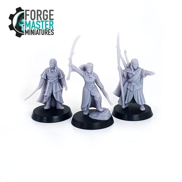 Wood Elf Captains - Forgemaster Miniatures