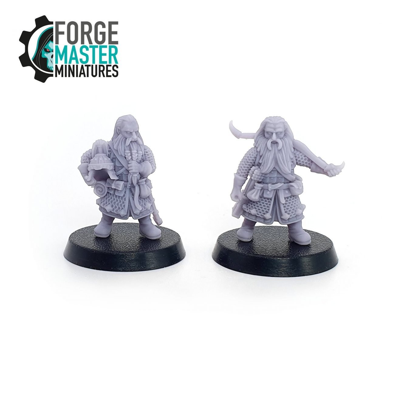 Adventuring Dwarf Brothers - Forgemaster Miniatures
