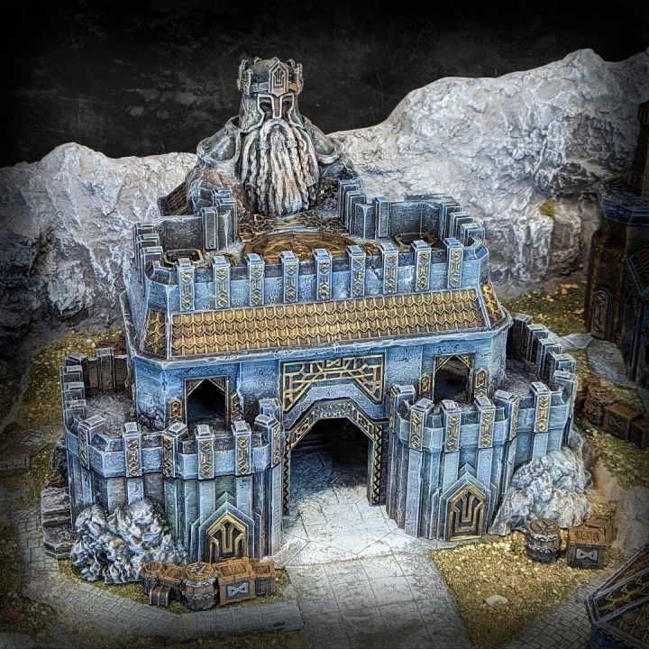 Dwarven Great Hall - Kingdom of Durak Deep by Conquest Creations by ...