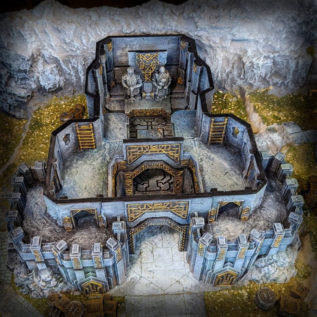 Dwarven Great Hall - Kingdom of Durak Deep by Conquest Creations by ...