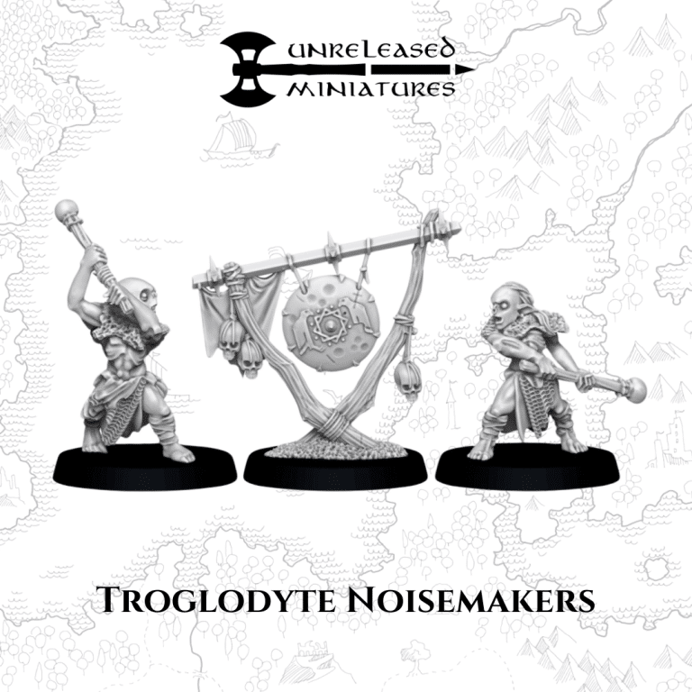 Troglodyte Noisemakers by Unreleased Miniatures
