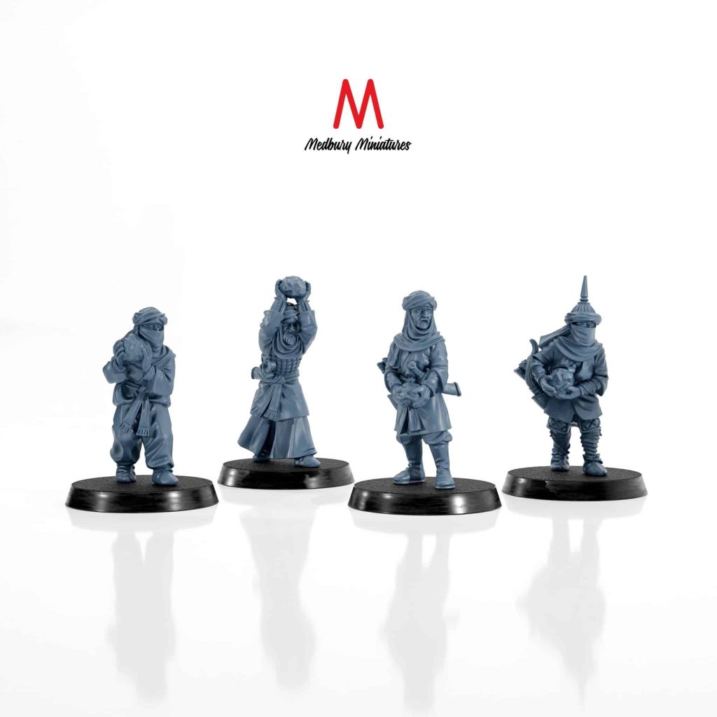Southron Rock Throwers by Medbury Miniatures