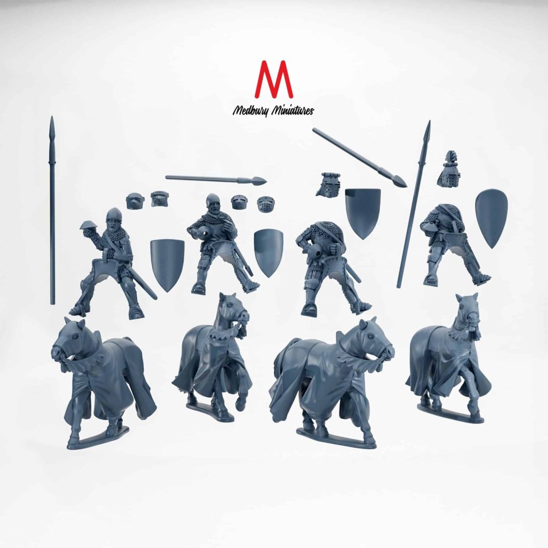 Hundred Years' War Knights by Medbury Miniatures