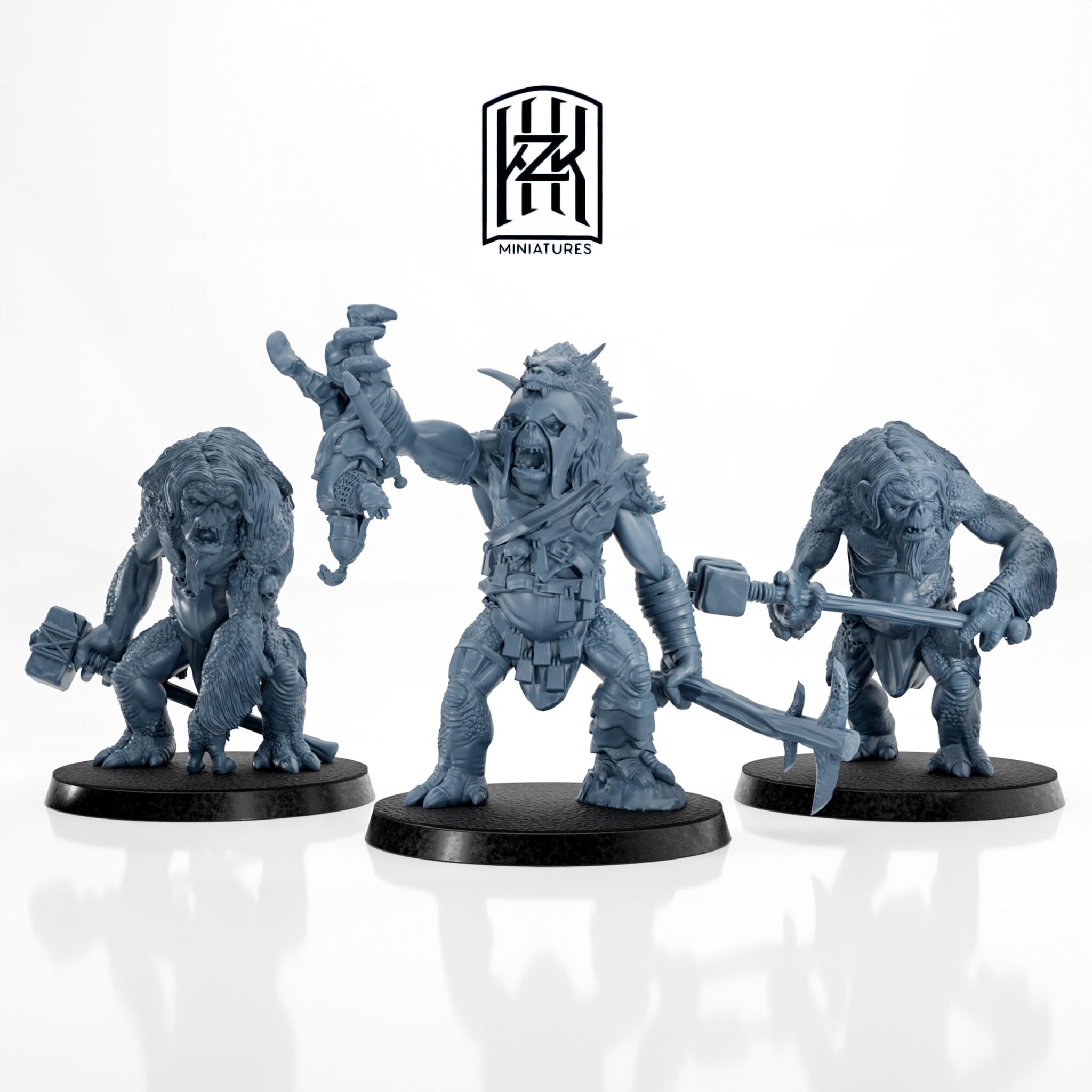 Mountain Trolls by Kzk Minis