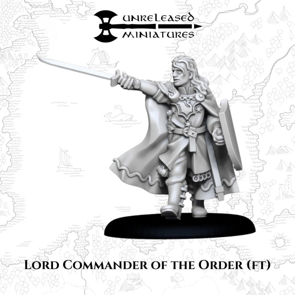 Lord Commander of the Order on Foot by Unreleased Miniatures