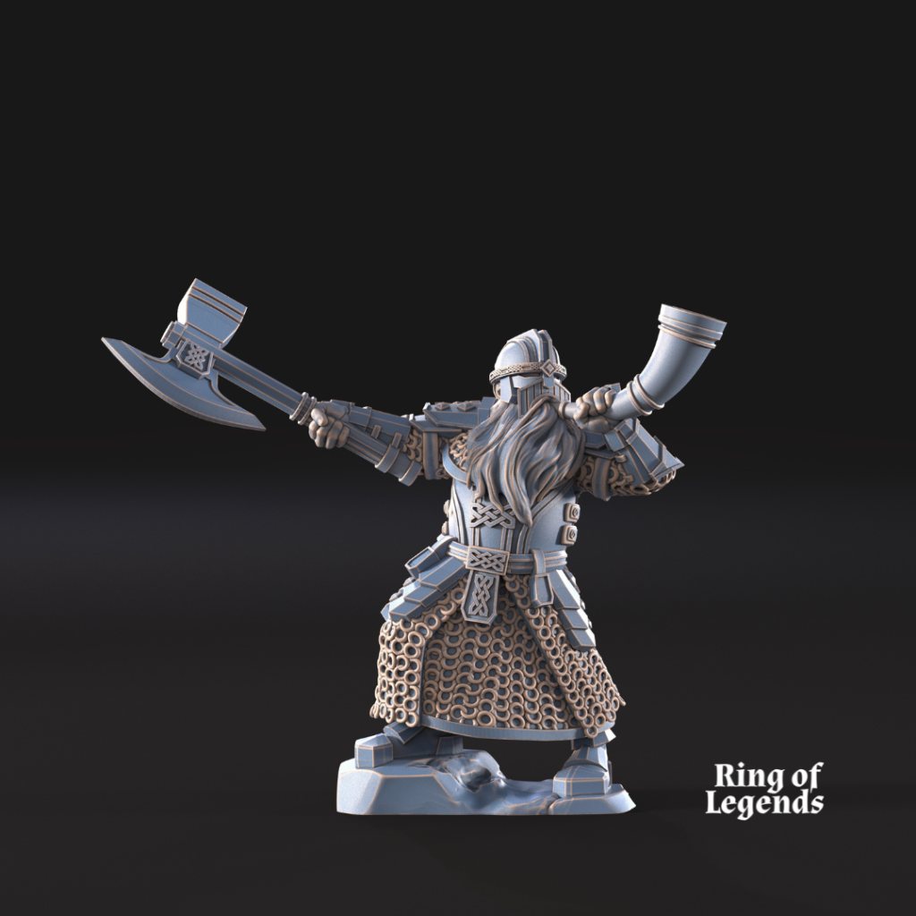 Kalak Dwarves Command Group by Davale Games