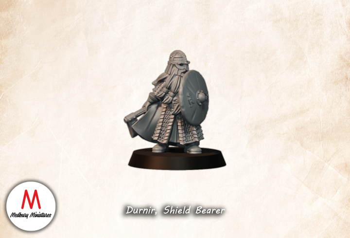 Durnir, Shield Bearer by Medbury Miniatures